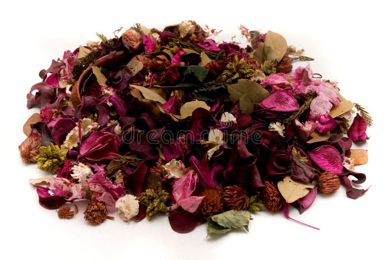 Bright Colored Potpourri in Clear Bowl Stock Photo - Image of perfume ...