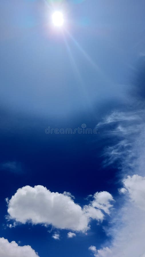 Potrait blue sky stock photo. Image of blue, potrait - 370889604