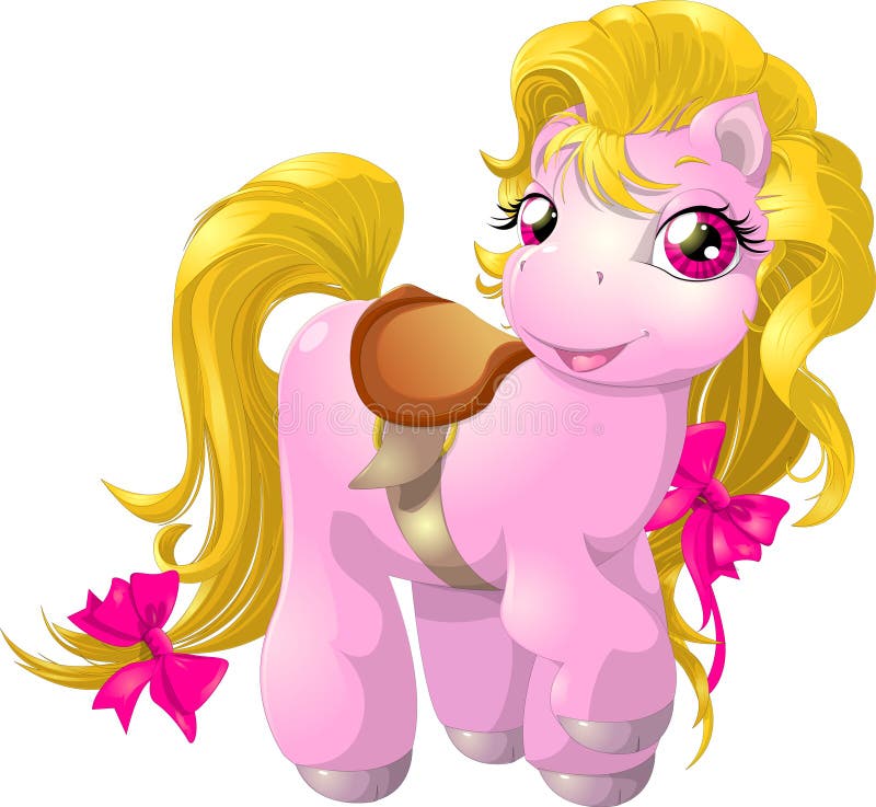 Potro ilustración del vector. Ilustración de acortar - 34075676