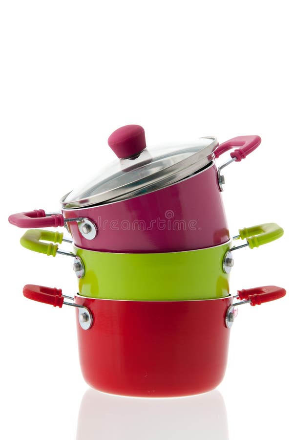 Pots for cooking stock photo. Image of utensil, equipment - 61313240