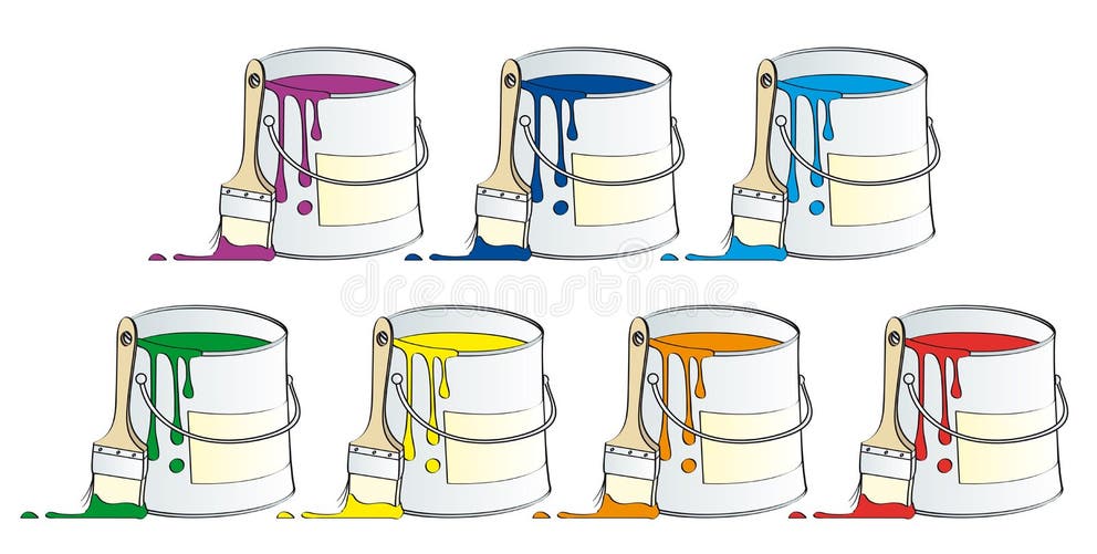 Pots Paint Stock Illustrations – 2,637 Pots Paint Stock Illustrations ...