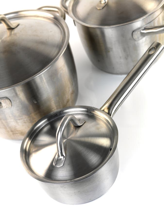 Pots and Pans stock photo. Image of saucepans, kitchenware - 12834744