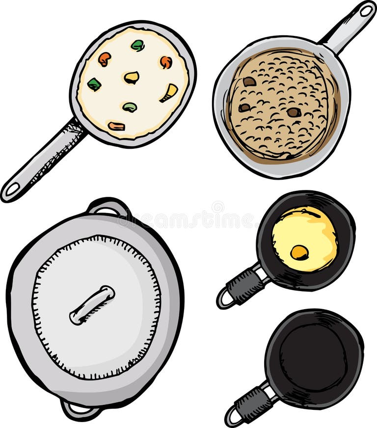 Pots Pans Vector Cartoon Stock Illustrations – 311 Pots Pans Vector ...