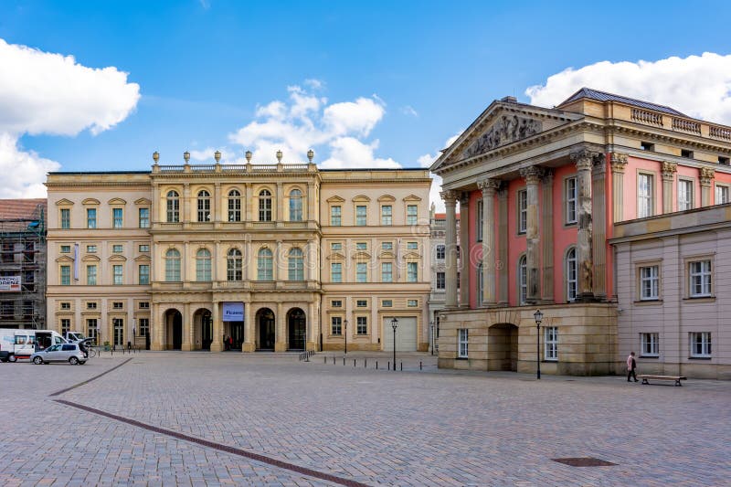 Potsdam, Germany - May 2019: Barberini Museum on Market Square ...