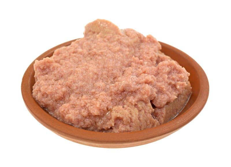 Potted Meat in a Small Bowl Stock Photo - Image of cooked, background ...
