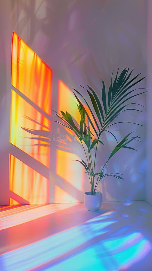 Colorful Rainbow Light Reflections Indoor Space Stock Photos - Free ...