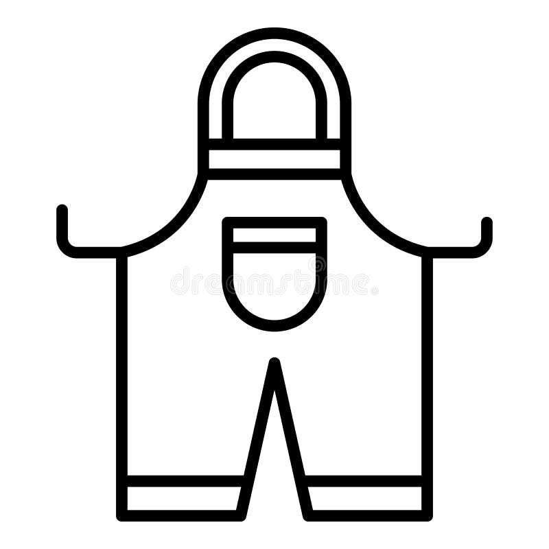 Potter Apron Icon, Outline Style Stock Vector - Illustration of clay ... Potter Apron Icon, Outline Style Stock Vector - Illustration of clay ...