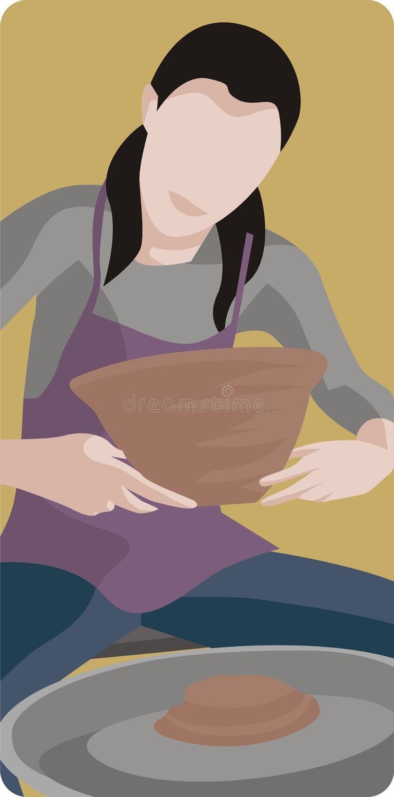 Potter Wheel Stock Illustrations – 1,322 Potter Wheel Stock ...