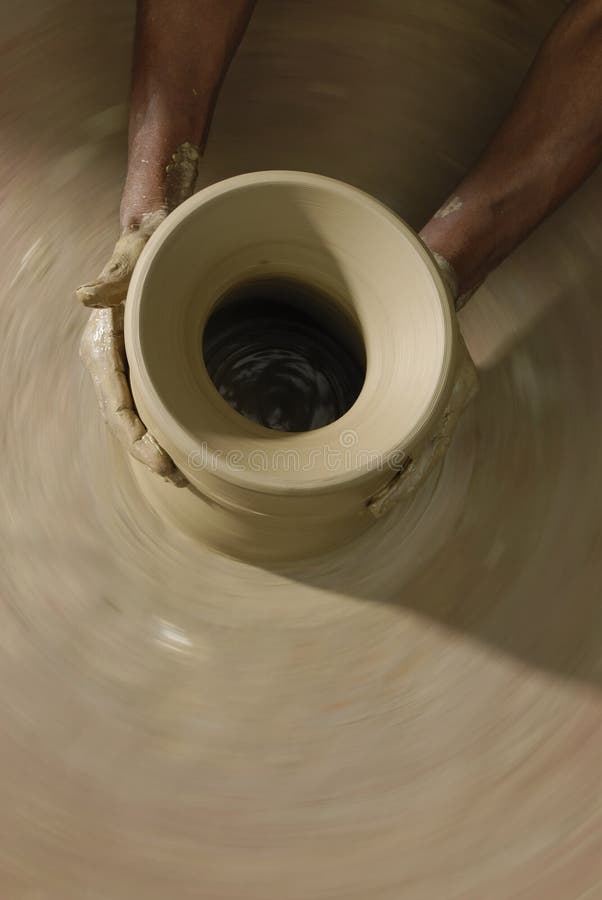 Potter and Pottery stock image. Image of creative, hands - 36851331