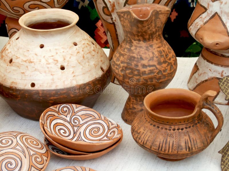 Pottery stock photo. Image of simplicity, stack, pottery - 15537224