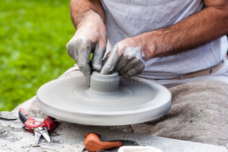 The pottery stock image. Image of craft, pottery, ceramic - 26274589