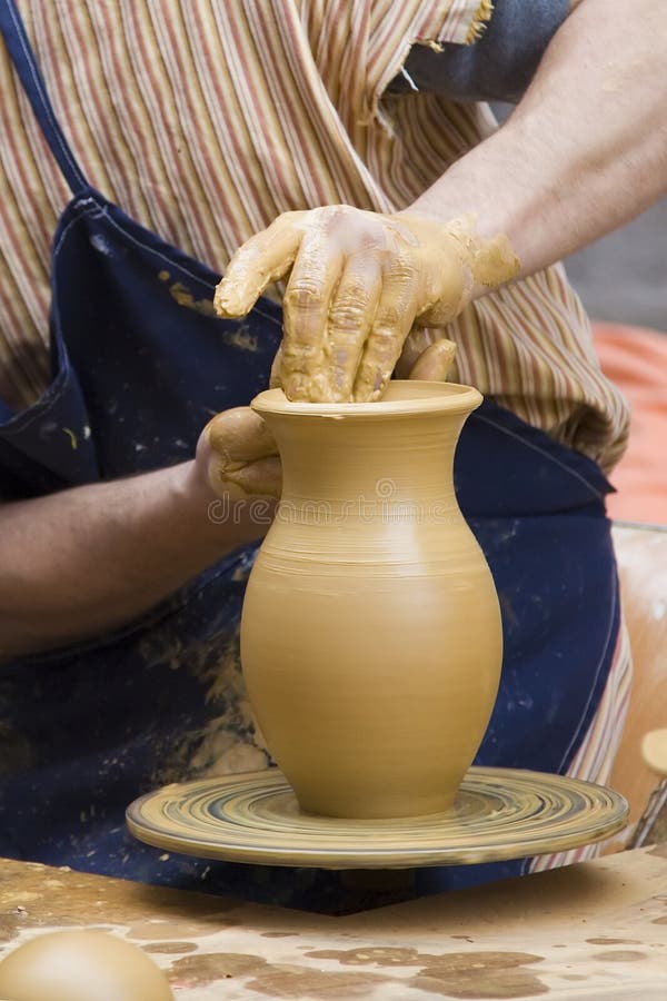 Pottery stock image. Image of traditional, vase, artist - 28664819