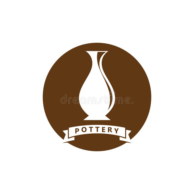 Pottery Art Studio Vector Template Illustration Stock Illustration ...