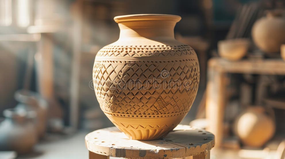 Pottery As a Relaxing and Rewarding Hands-on Activity. Stock Image ...