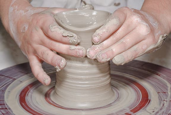 Pottery- burnt clay stock photo. Image of craftsmanship - 11877372