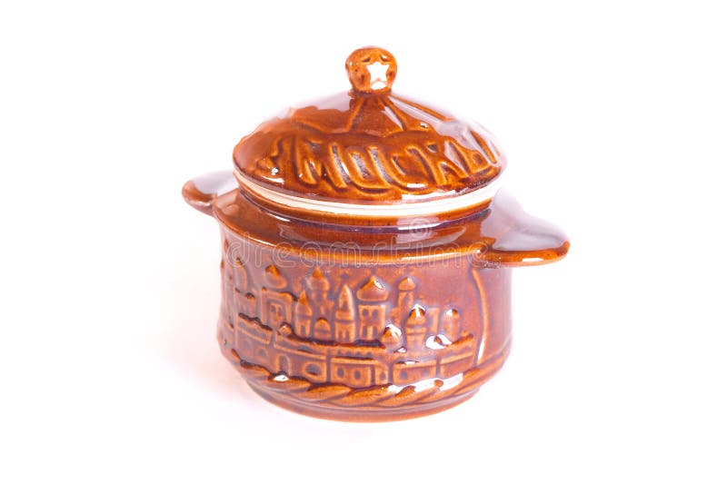 Pottery cassolette stock photo. Image of kitchen, brown - 13037140