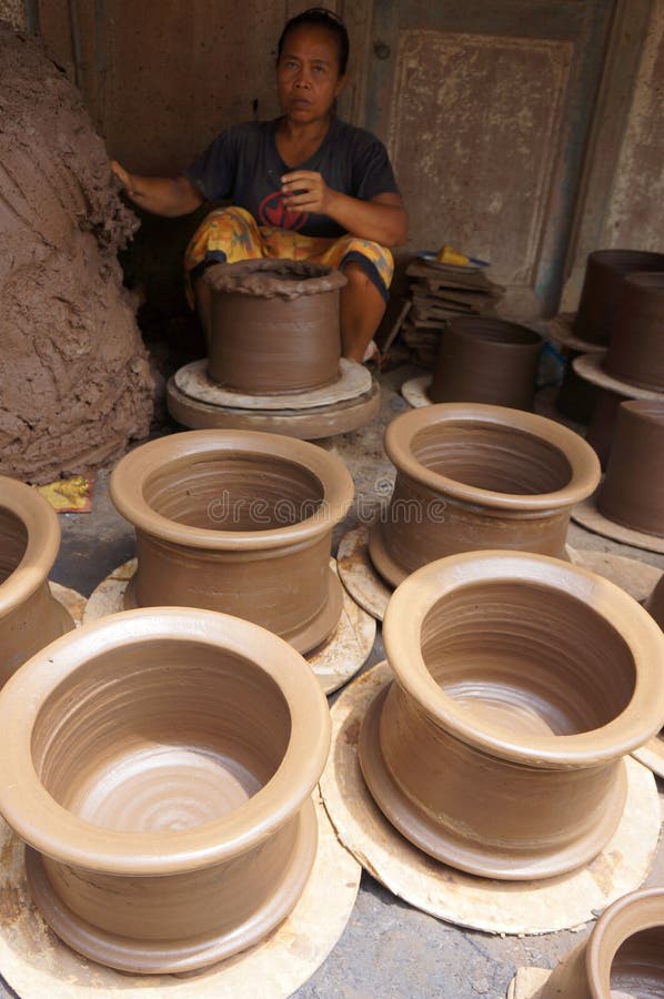 Pottery editorial image. Image of java, clay, material - 72943835