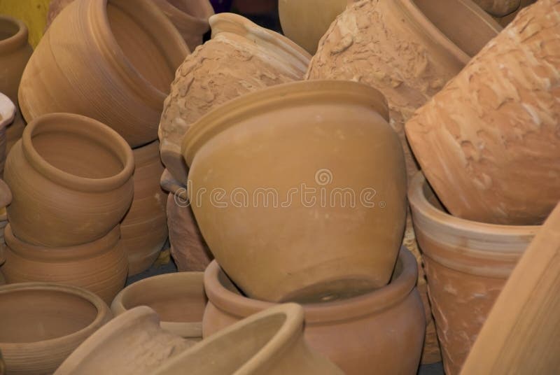 Pottery earthenware stock image. Image of potter, basics - 11413949