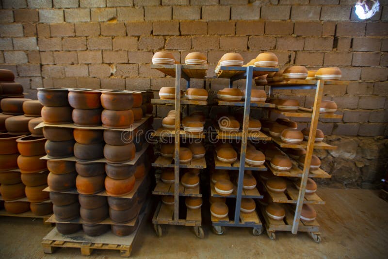 Pottery Factory and Pottery Making / Turkey Stock Image - Image of ...