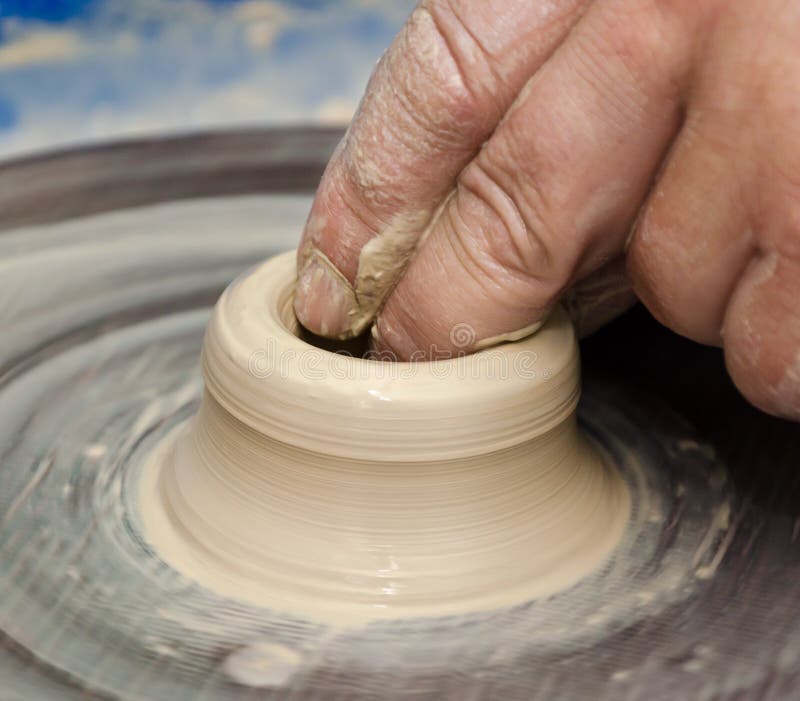Pottery handmade stock photo. Image of potter, hand, perception - 21419052
