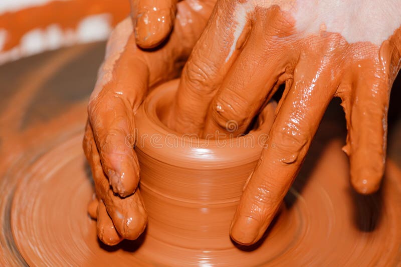 Pottery handmade stock photo. Image of handicraft, artist - 39881076