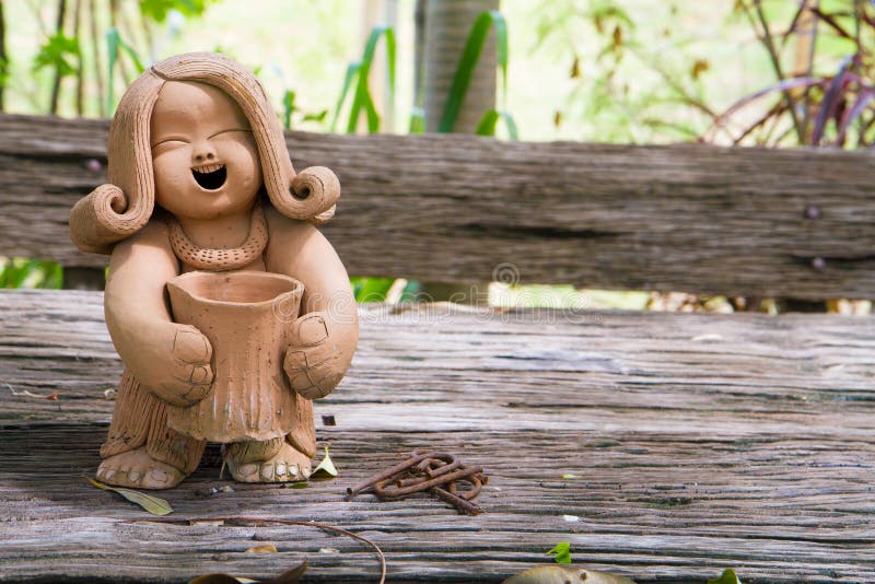 Pottery Lady Doll stock image. Image of character, doll - 68606181