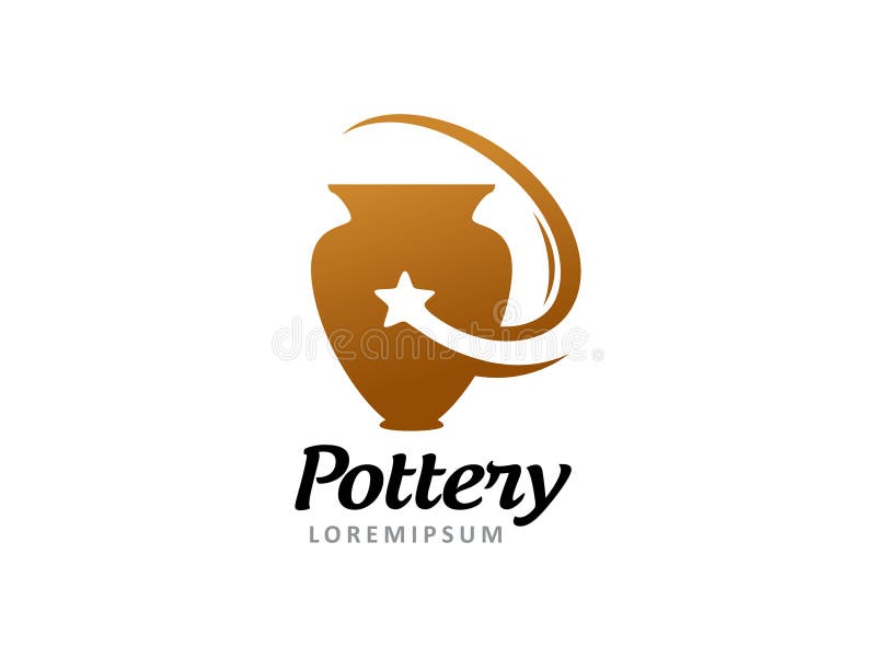 Pottery Logo Symbol or Icon Template Stock Illustration - Illustration ...