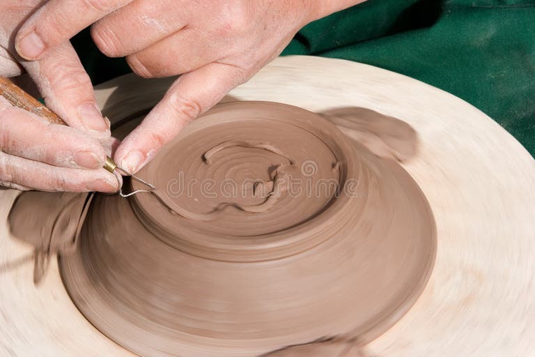 Pottery making 2 stock image. Image of creativity, antique - 1406485