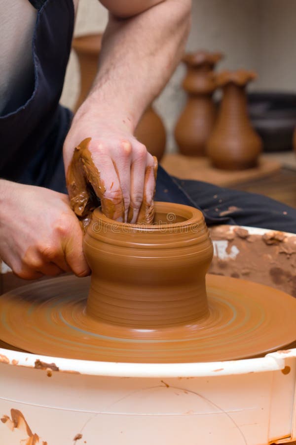 Pottery making stock photo. Image of person, occupation - 41065870
