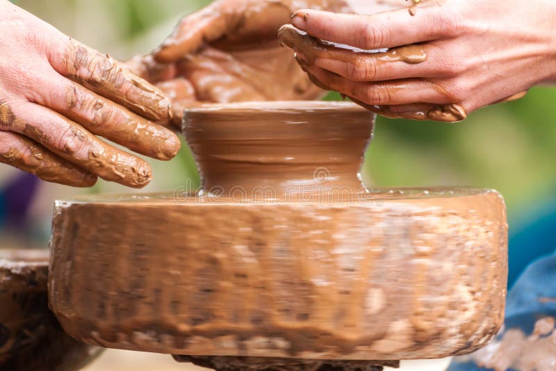 Pottery making stock photo. Image of education, hobbies - 56732396
