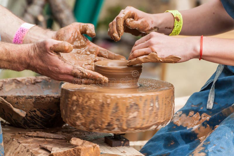 Pottery making stock photo. Image of craftsmanship, pattern - 56732516