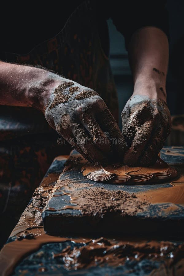 Pottery Making stock photo. Image of craftsmanship, working - 366903522