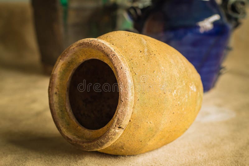 Pottery old age years. stock photo. Image of pots, history - 60724218