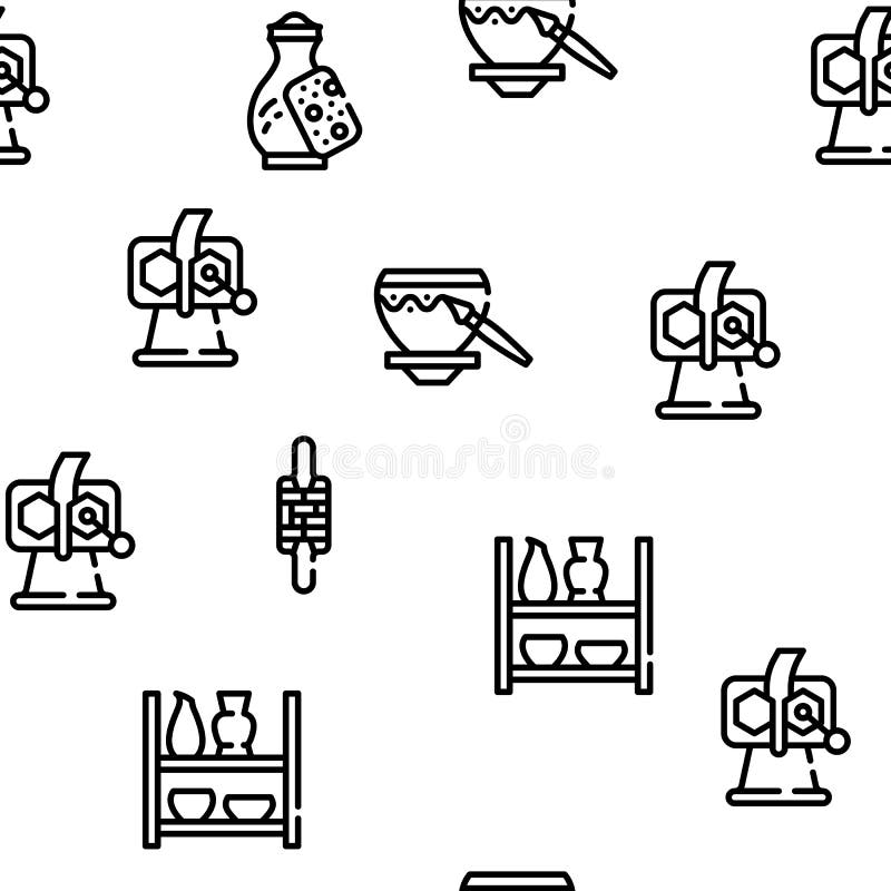 Line Drawing Pottery Wheel Stock Illustrations – 118 Line Drawing ...