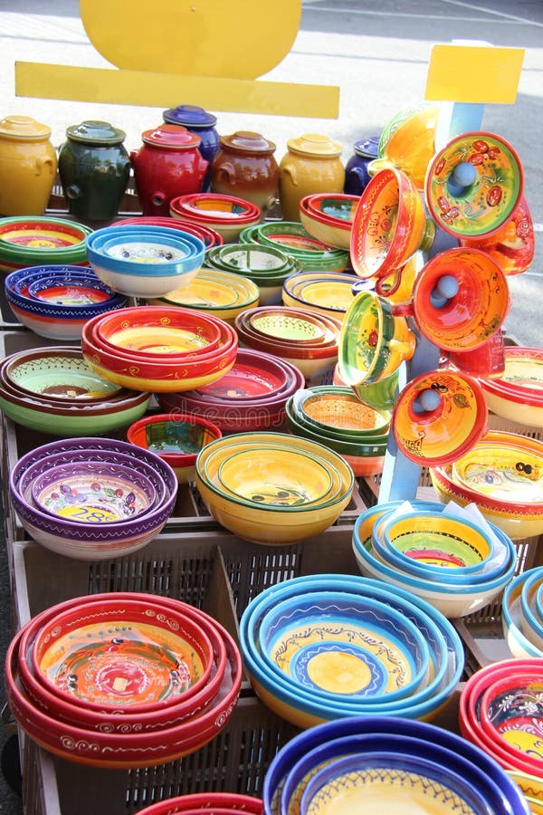 Provencal ceramics stock image. Image of merchandise - 26627083