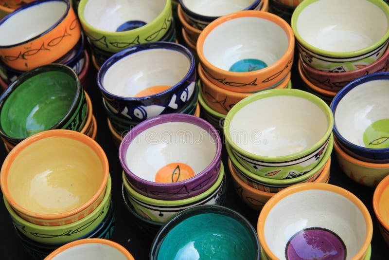 Pottery, Aix-en-Provence France Stock Photo - Image of ceramics, market ...
