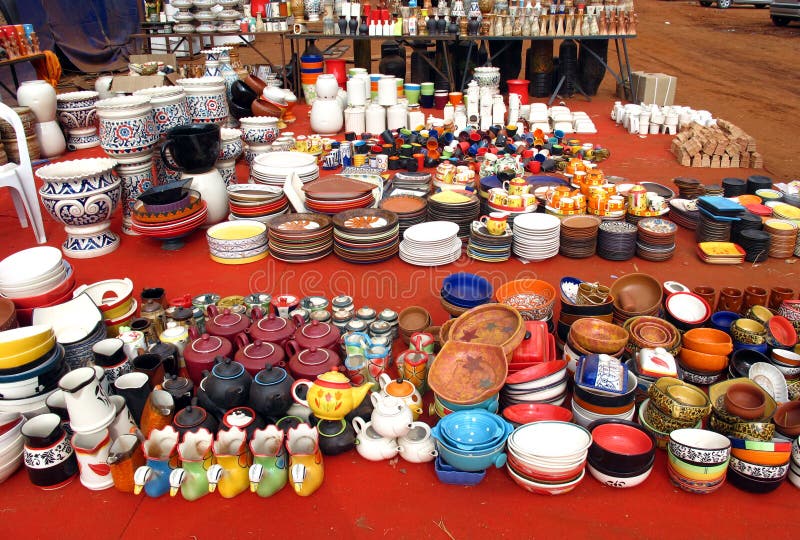 Pottery shop stock photo. Image of clay, display, variety - 14035576