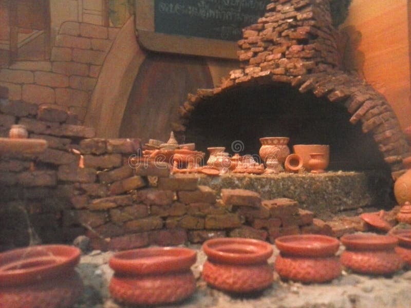 Mini Clay Pottery Scene Model Stock Photos - Free & Royalty-Free Stock ...