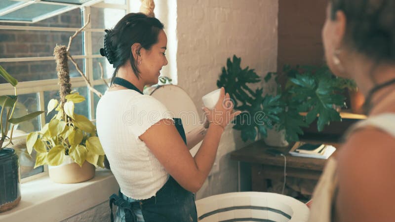 Pottery, Store and Happy Team Check Cup, Ceramic Clay Design or Mug for ...