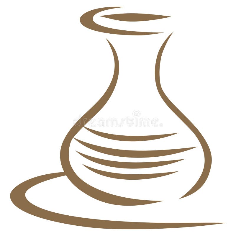 Pottery Studio Logo Vector Illustration Icon Stock Vector ...