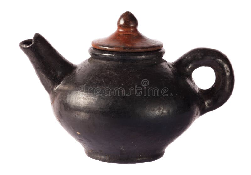 Pottery Teapot Traditional Style Stock Photo - Image of revival, kettle ...