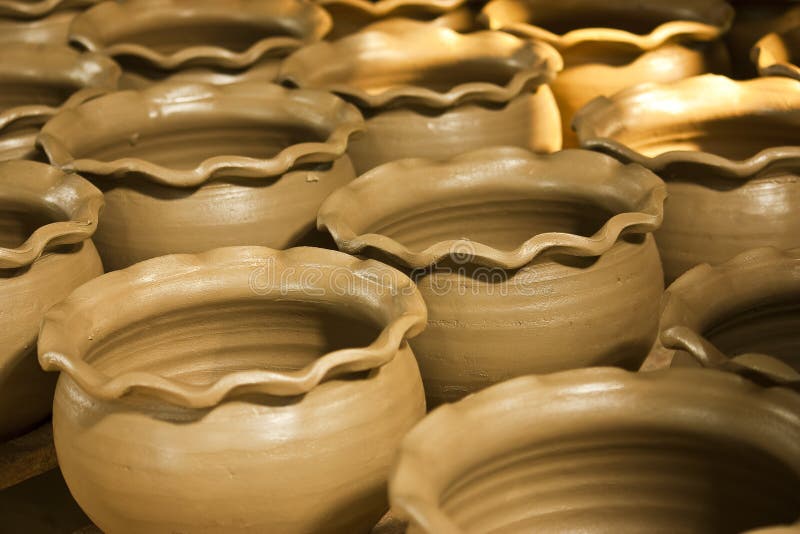 Pottery of Thai Art in Thailand Stock Image - Image of pottery, design ...
