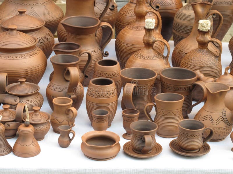 Pottery stock image. Image of ceramics, craft, pots, amphora - 57671489
