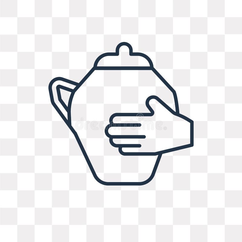 Pottery Vector Icon Isolated on Transparent Background, Linear P Stock ...