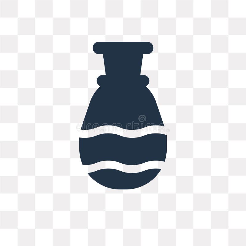 Pottery Vector Icon Isolated on Transparent Background, Pottery Stock ...