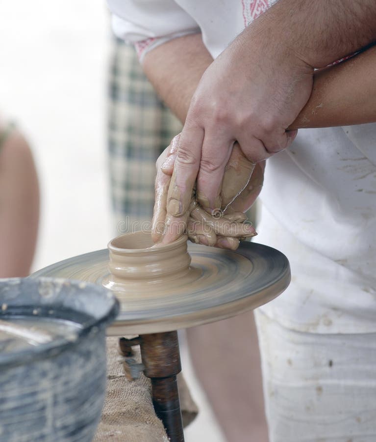 Learning pottery stock photo. Image of learning, teach - 12634732