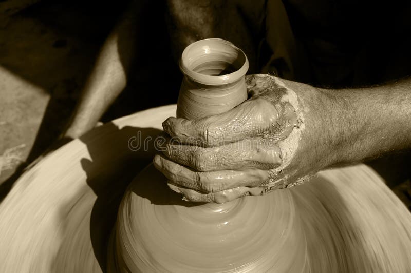 Pottery work stock image. Image of colourful, ceramic - 41807407