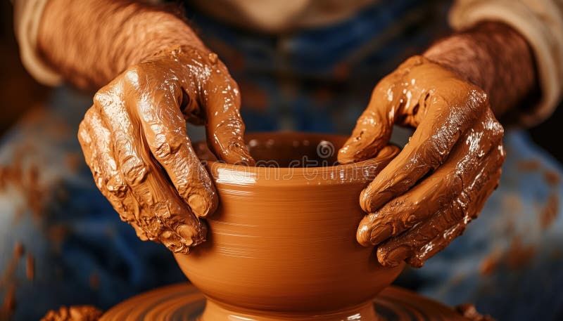 Pottery Workshop stock image. Image of craftsman, coil - 349196699