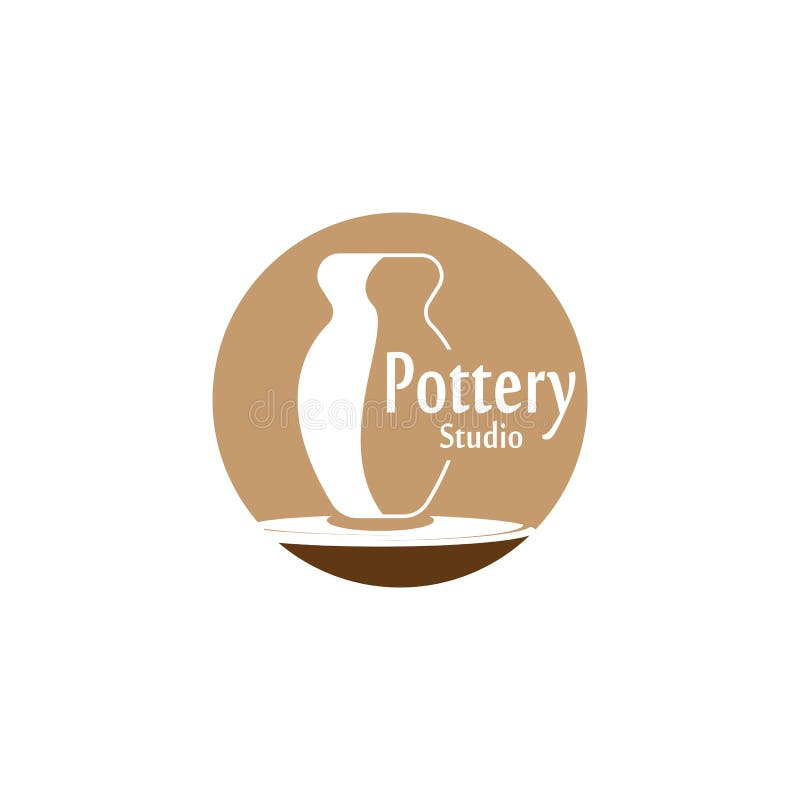 Pottery Workshop Studio Logo Vector Template Stock Vector ...