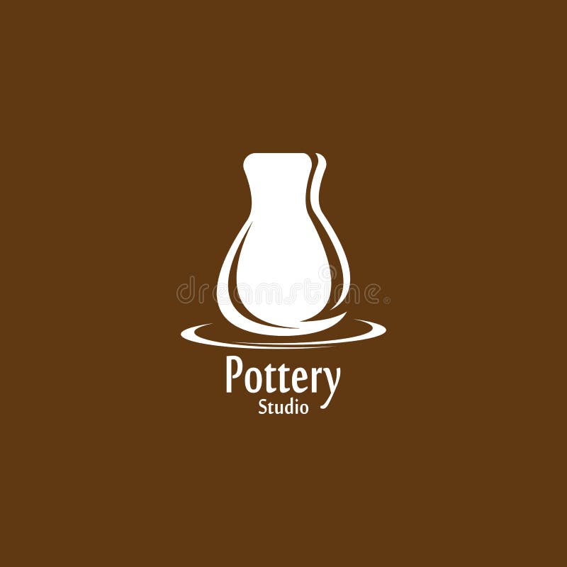 Pottery Workshop Studio Logo Vector Template Stock Vector ...